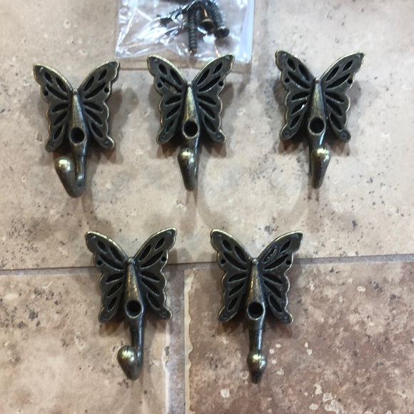 Accents | Brass Butterfly Hooks | Poshmark